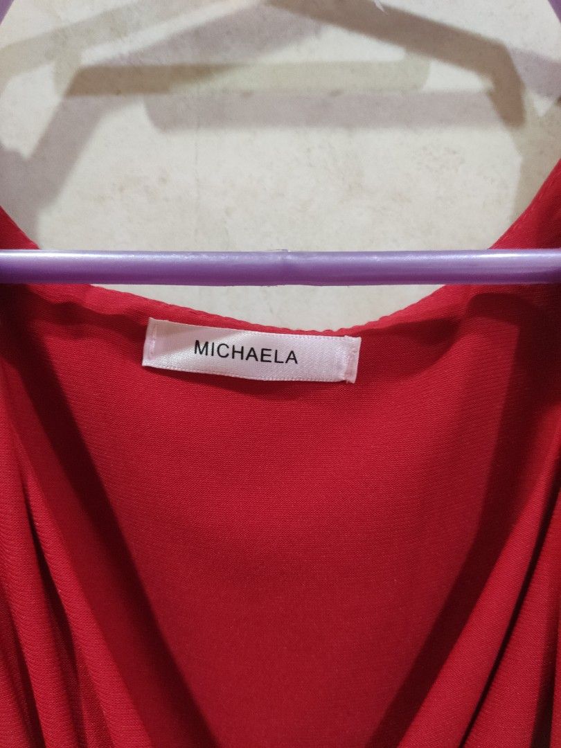Mikaela Little Red Dress, Women's Fashion, Dresses & Sets, Dresses on ...