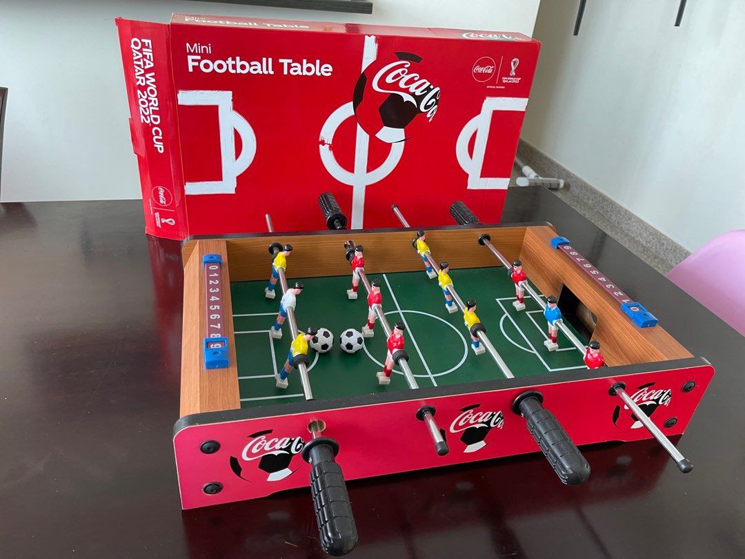 Coca-cola Mini football table, Hobbies & Toys, Toys & Games on Carousell