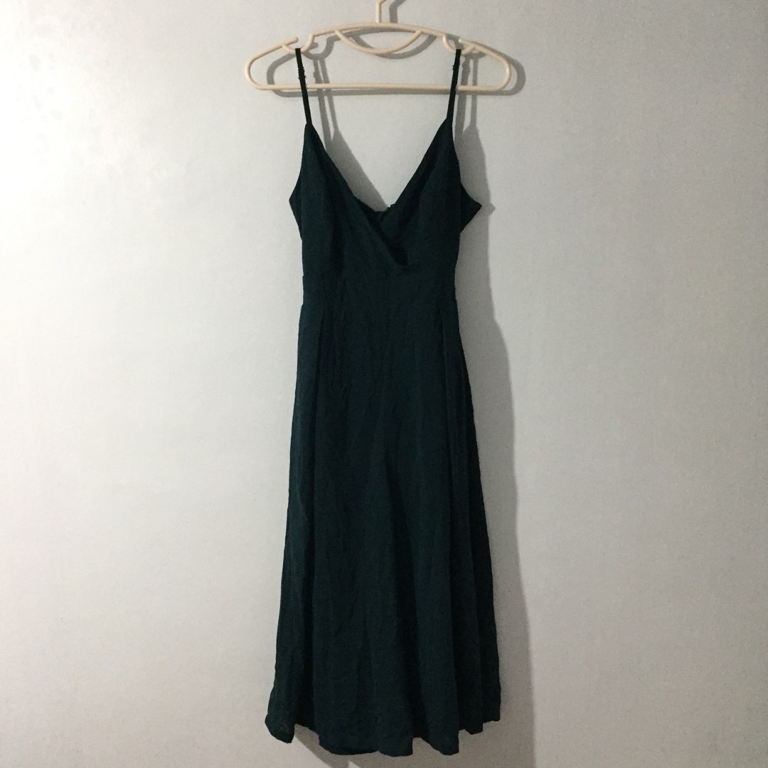 MINX & MOSS Dark Green Jumpsuit, Women's Fashion, Dresses & Sets ...