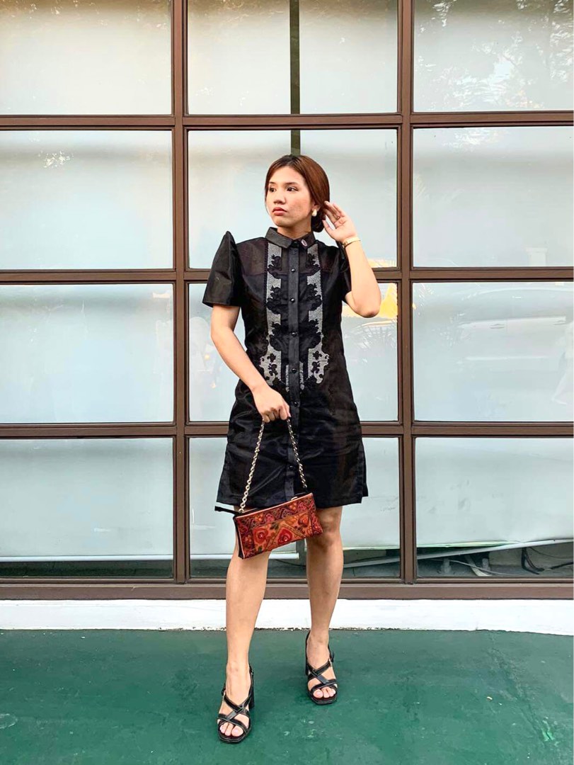 Modern Women Barong Dress, Women's Fashion, Dresses & Sets, Evening ...