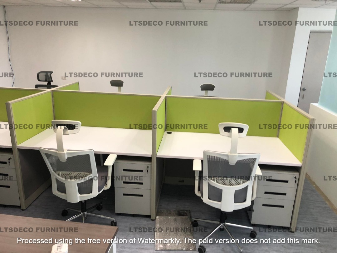 MODULAR PARTITION OFFICE FURNITURE AND PARTITIONS, Furniture & Home ...