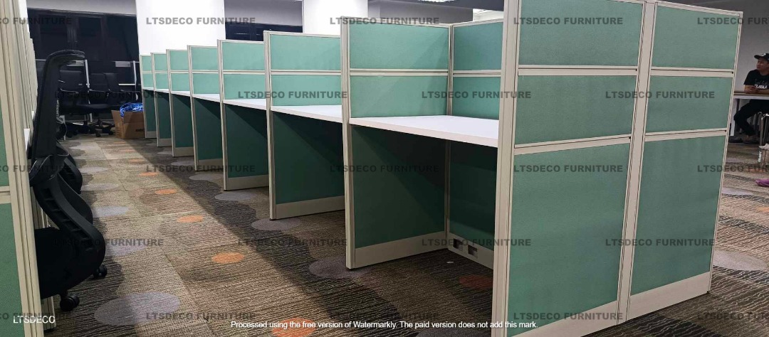 MODULAR PARTITION OFFICE FURNITURE AND PARTITIONS, Furniture & Home ...