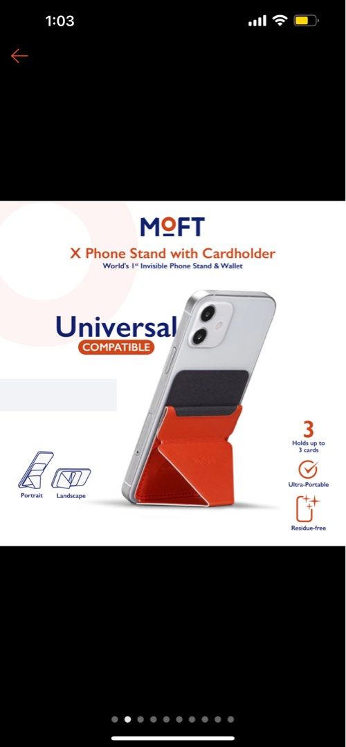 Moft phone stand and wallet, Mobile Phones & Gadgets, Mobile & Gadget Accessories, Other Mobile ...