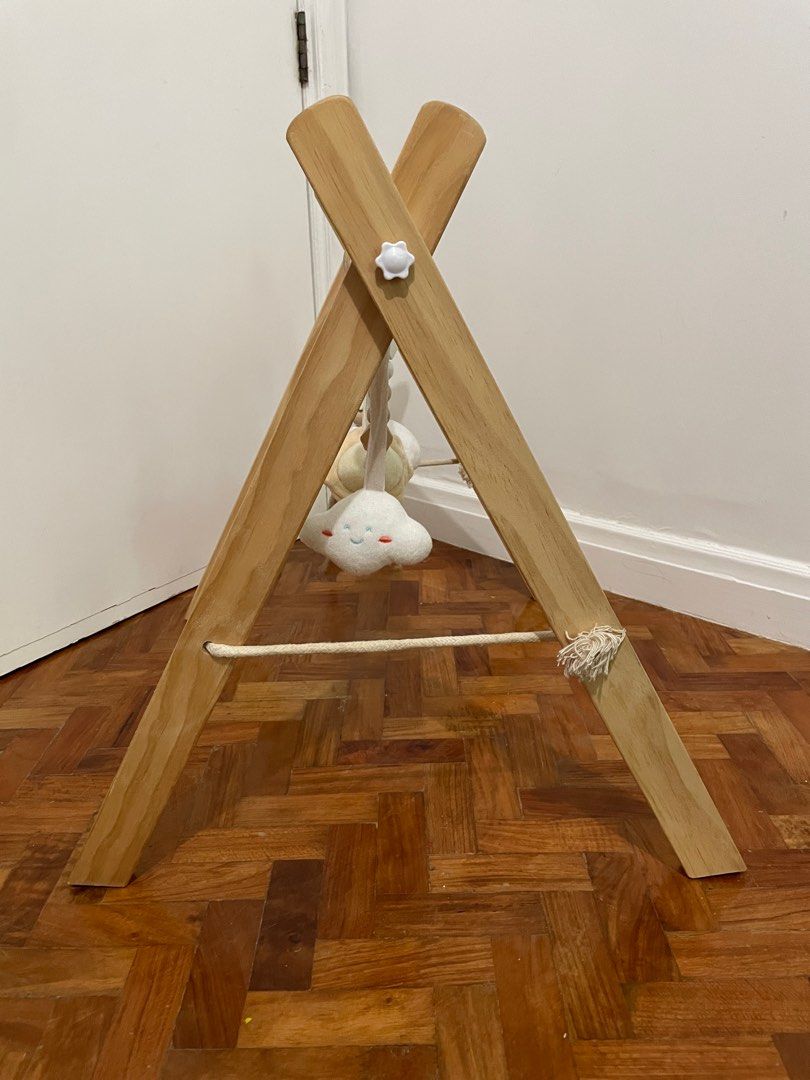 Montessori Wooden Play Gym, Babies & Kids, Baby Nursery & Kids ...