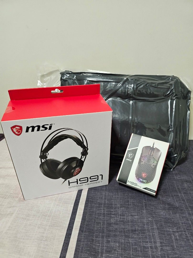 MSI gaming headset H991, MSI gamkng mouse m99 pro, Audio, Headphones ...