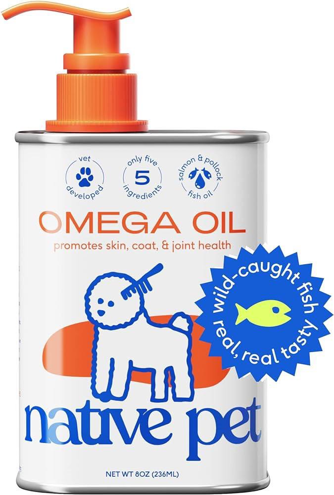 Native Pet Omega 3 Oil Supplements with Omega 3 EPA DHA - Supports ...