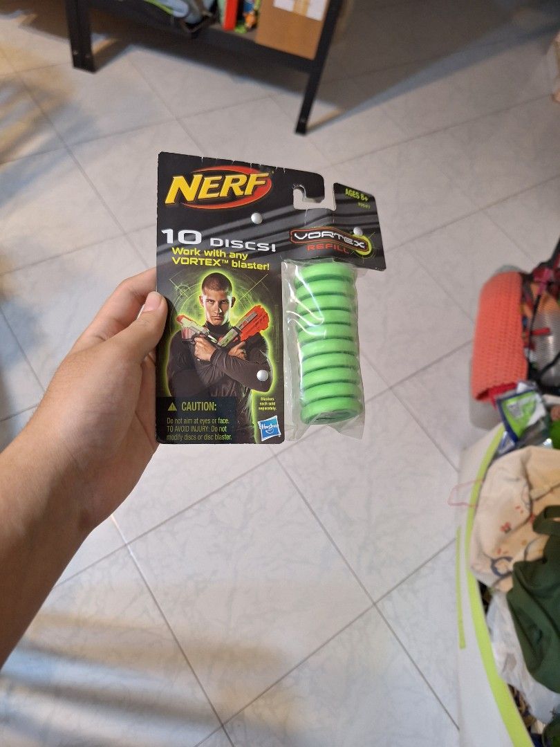 Nerf Vortex Disc Refill of 10 discs, Hobbies & Toys, Toys & Games on ...