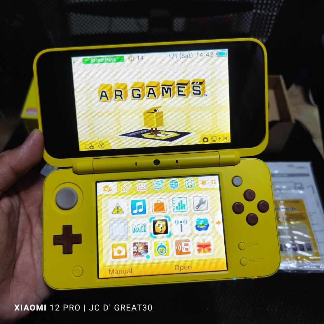 New 2DS Xl Pikachu edition Complete, Video Gaming, Video Game Consoles ...