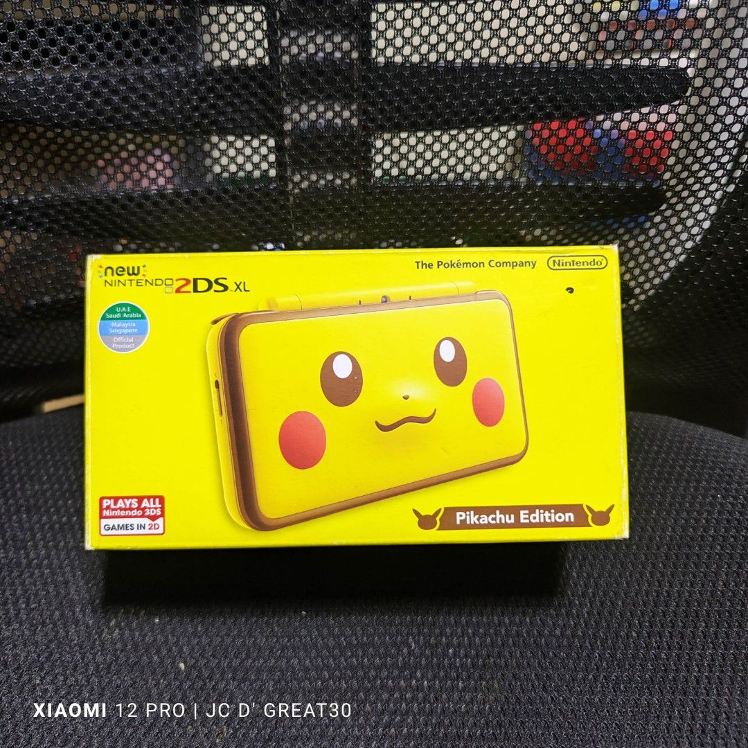 New 2DS Xl Pikachu edition Complete, Video Gaming, Video Game Consoles ...