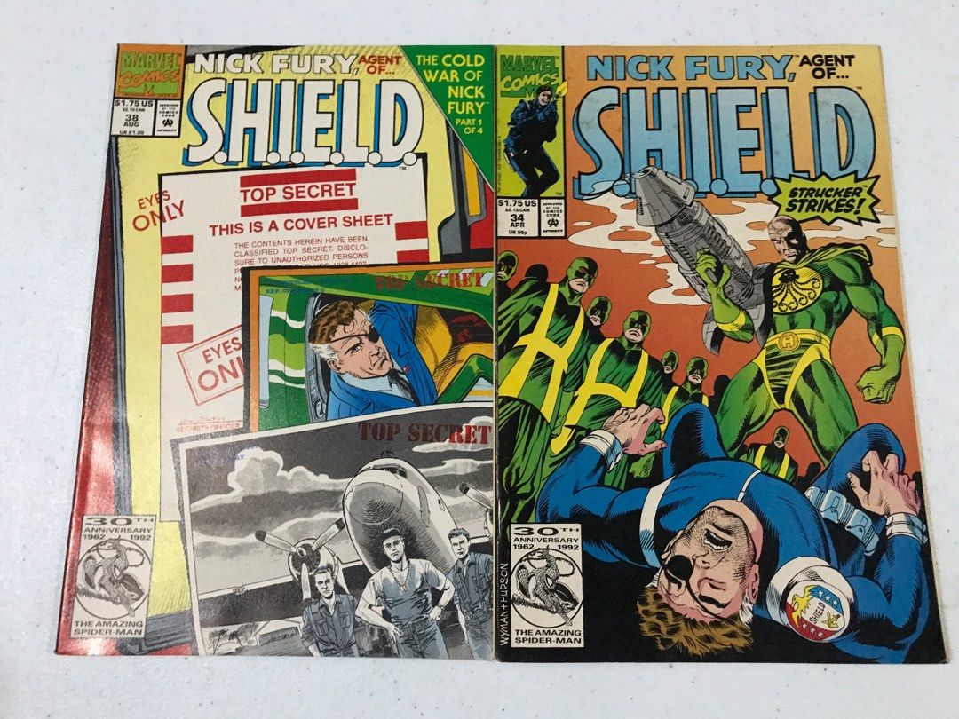 Nick Fury Shield Comics Set, Hobbies & Toys, Books & Magazines, Comics ...