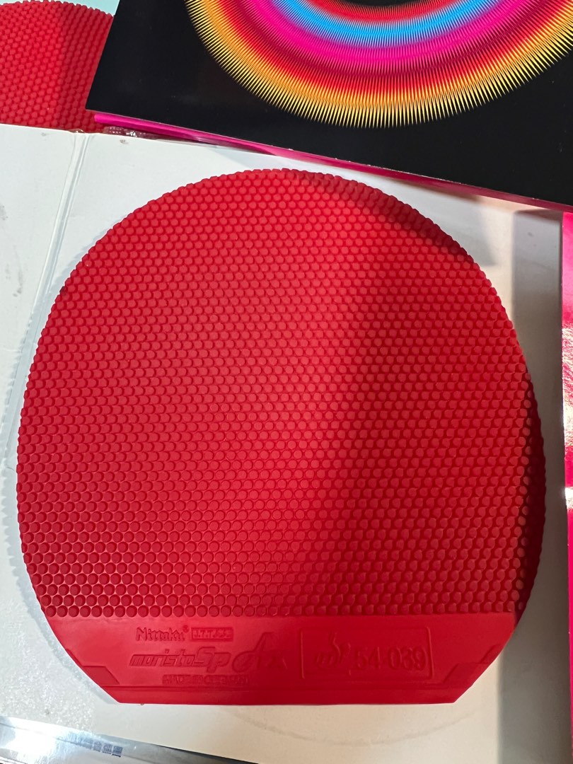 Nittaku moristo SP生膠 伊藤美誠用, 運動產品, 運動與體育, 運動與體育 - 球拍和球類運動 - Carousell