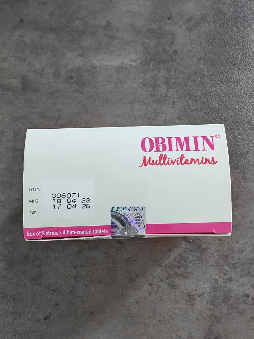 Obimin Multivitamin, Health & Nutrition, Health Supplements, Vitamins ...