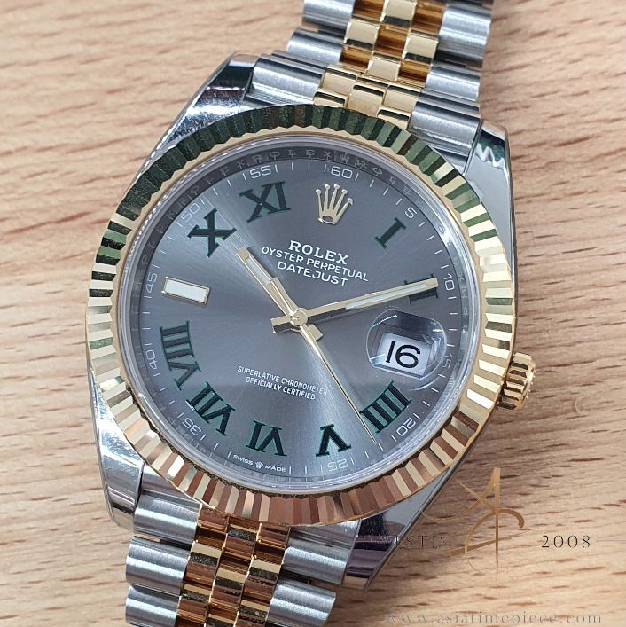 Oct 2022 Rolex Datejust 36 Wimbledon Ref 126333 Jubilee Bracelet French ...