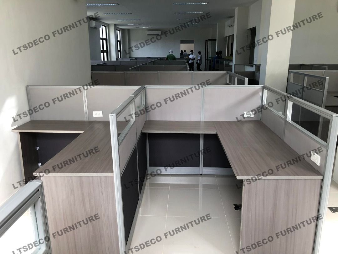 OFFICE PARTITION FABRIC WITH GLASS WORKSTATION OFFICE PARTITION ...