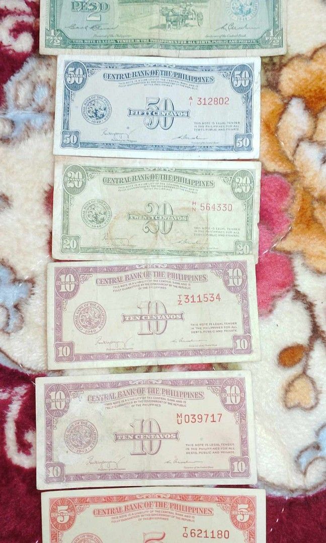 Old Banknotes Philippines, Hobbies & Toys, Memorabilia & Collectibles ...