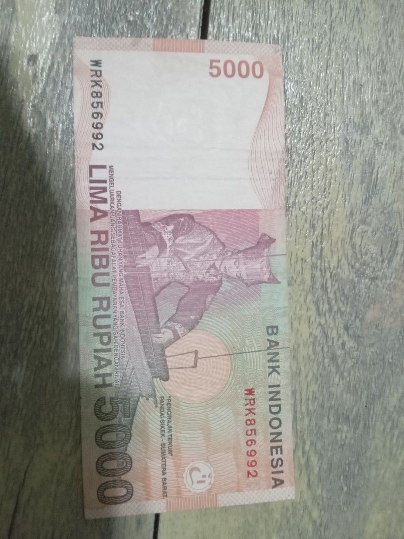 Old note 5000 Rupiah, Hobbies & Toys, Memorabilia & Collectibles ...