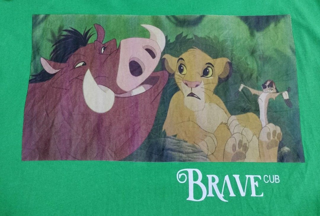 ONLY Disney The Lion King Simba Green Top, Women's Fashion, Tops ...