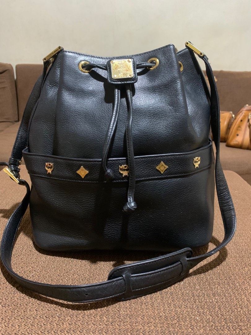 Orig MCM bucket, Luxury, Bags & Wallets on Carousell