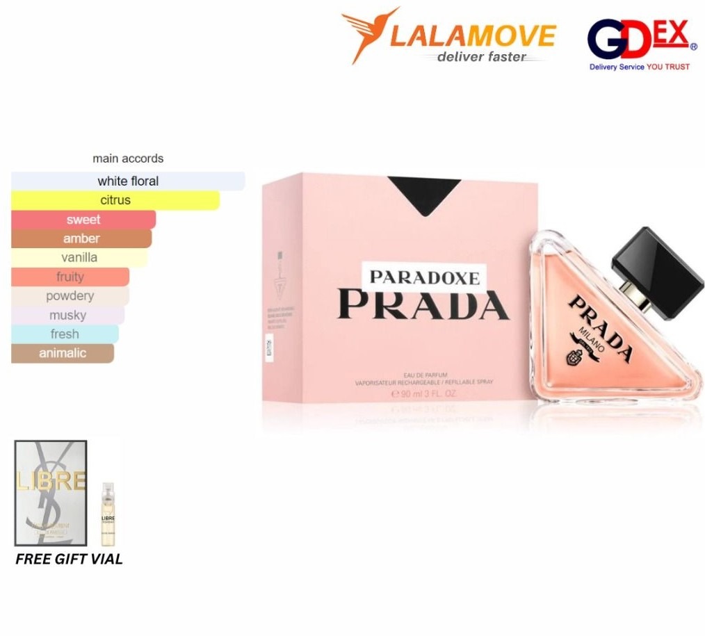 ORIGINAL AUTHENTIC PRADA PARADOXE EDP 90ML, Beauty & Personal Care ...