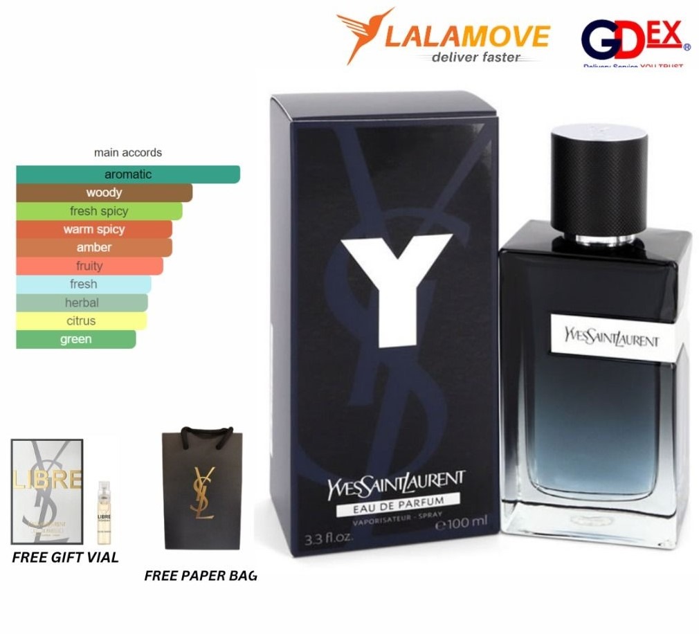ORIGINAL AUTHENTIC YSL Y EDP 100ML, Beauty & Personal Care, Fragrance ...