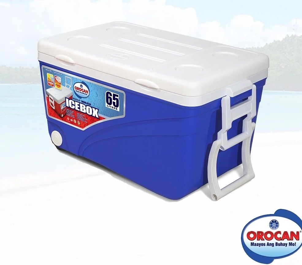 Orocan 65L icebox cooler with wheels, Food & Drinks, Other Food ...