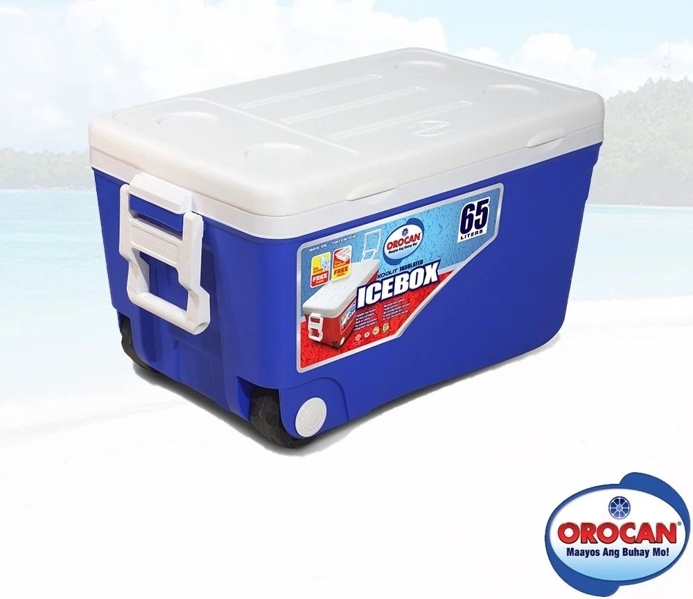 Orocan 65L icebox cooler with wheels, Food & Drinks, Other Food ...
