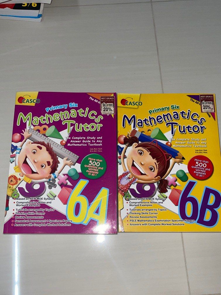 P6 mathematics tutor - P6A and P6B, Hobbies & Toys, Books & Magazines ...