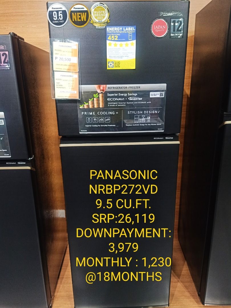 PANASONIC NO FROST REF 0% INTEREST INSTALLMENT, TV & Home Appliances ...