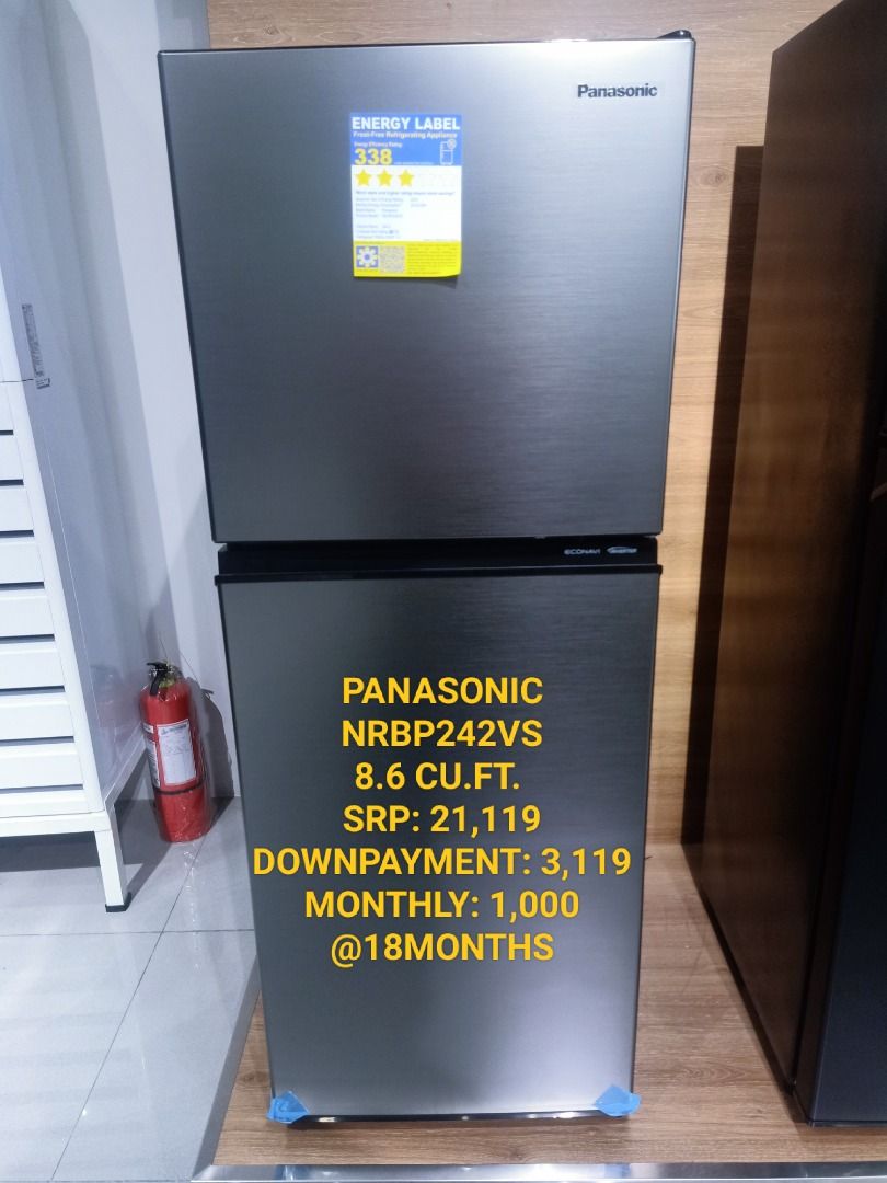 PANASONIC NO FROST REF 0% INTEREST INSTALLMENT, TV & Home Appliances ...