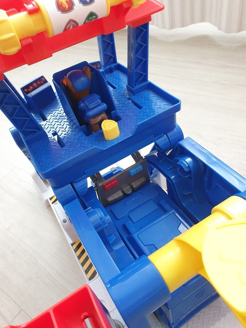Paw Patrol Big Rig Trucks Highway Rescue playset with Chase vehicle ...
