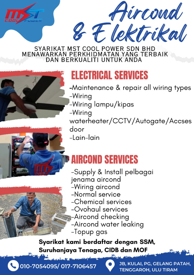 PERKHIDMATAN ELEKTRIK & AIRCOND, Services, Home Services, Aircon ...