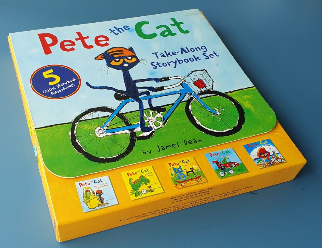 Pete the Cat (5 Book Set), Hobbies & Toys, Books & Magazines, Children ...