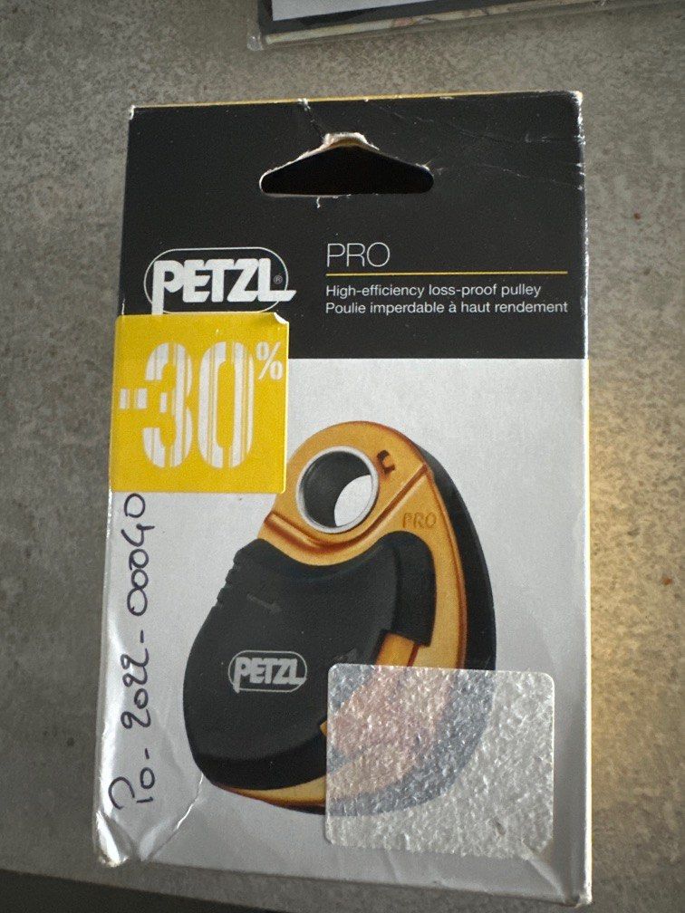 Petzl pro pulley, Sports Equipment, Other Sports Equipment and Supplies ...