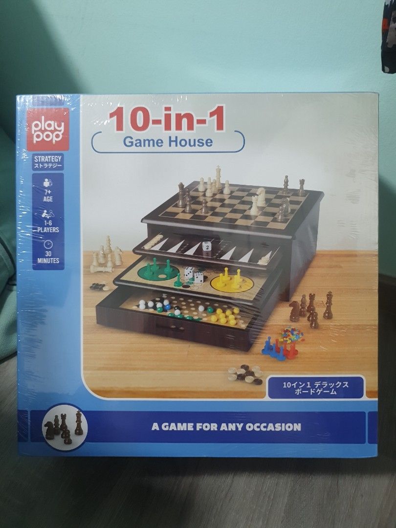 Play pop - 10 in 1 game house, Hobbies & Toys, Toys & Games on Carousell