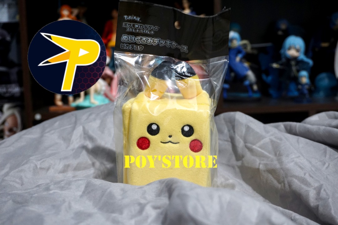 POKEMON CENTER ORIGINAL PLUSH DECK CARDCASE PIKACHU, Hobbies & Toys ...