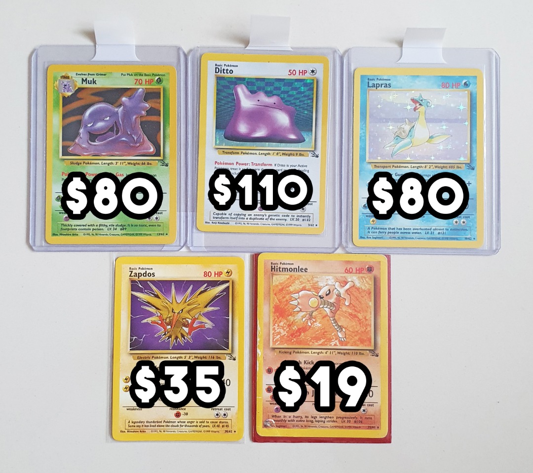 Pokemon TCG - Fossil Types, Hobbies & Toys, Memorabilia & Collectibles ...