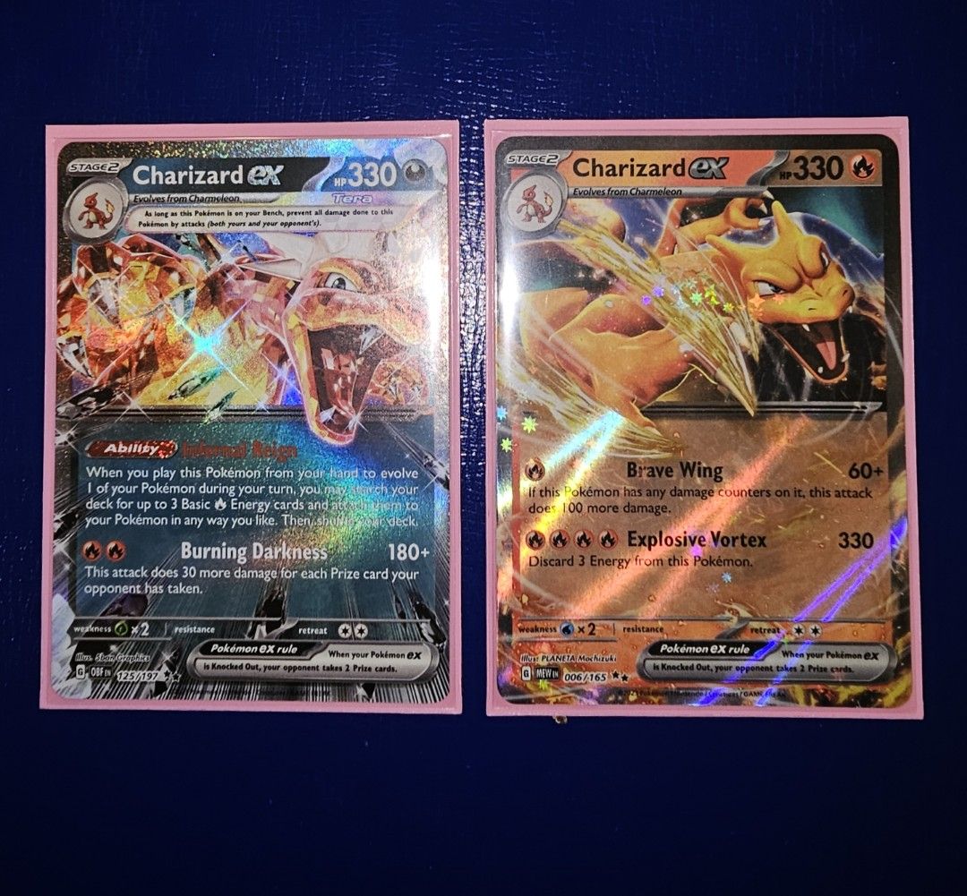 Pokemon TCG Charizard EX & Radiant Charizard Bundle, Hobbies & Toys ...