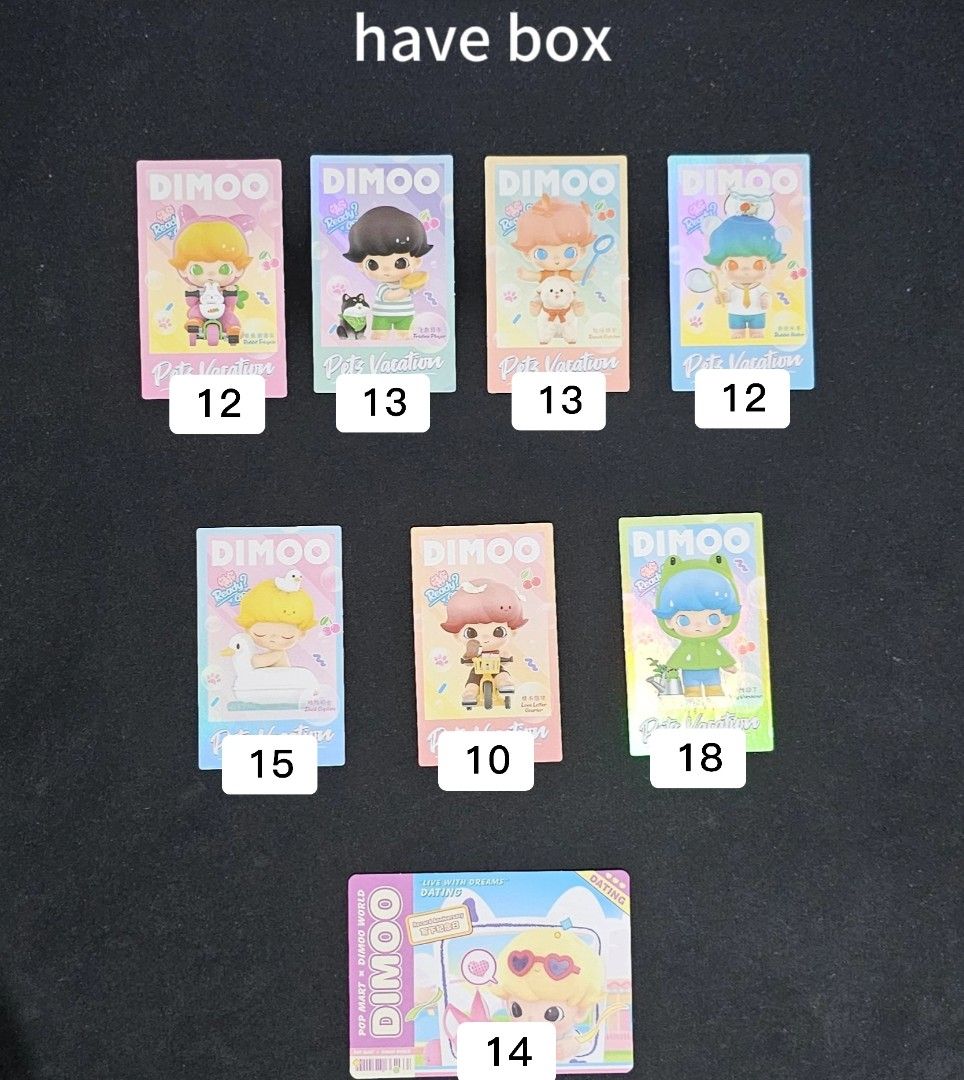 Popmart dimoo blindbox part 4, Hobbies & Toys, Toys & Games on Carousell