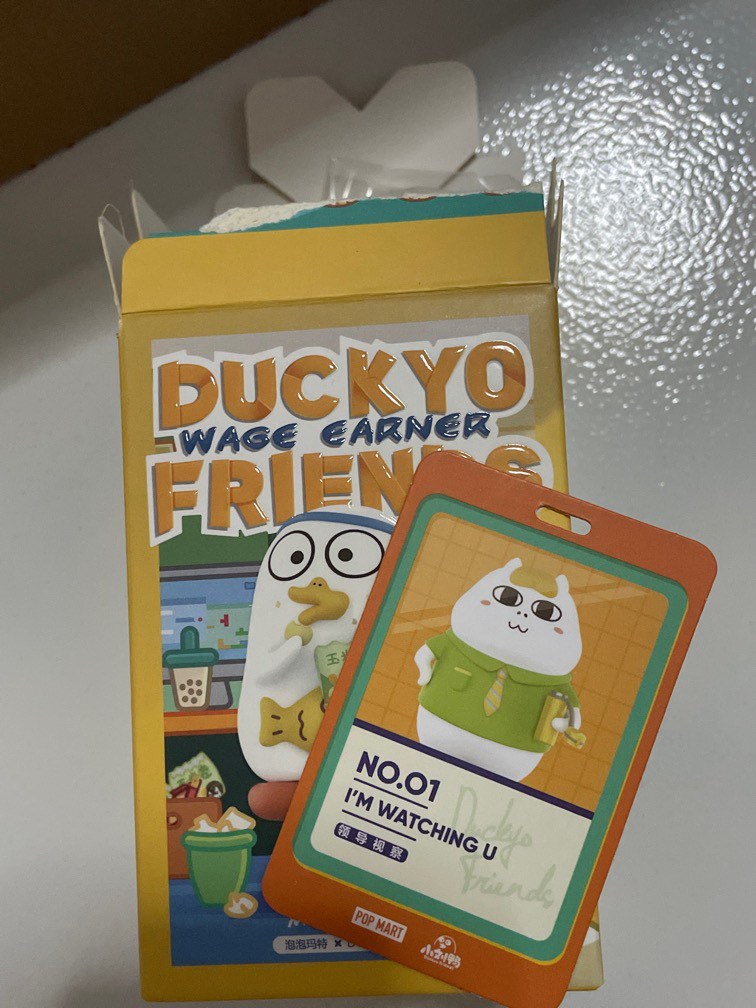 popmart duckyo and friends i'm watching you, Hobbies & Toys ...