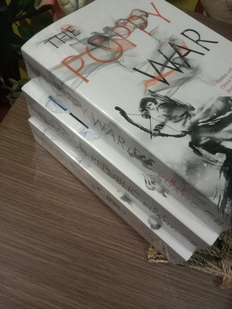 Poppy War Trilogy by R. F. Kuang [Poppy War, Dragon Republic, and ...