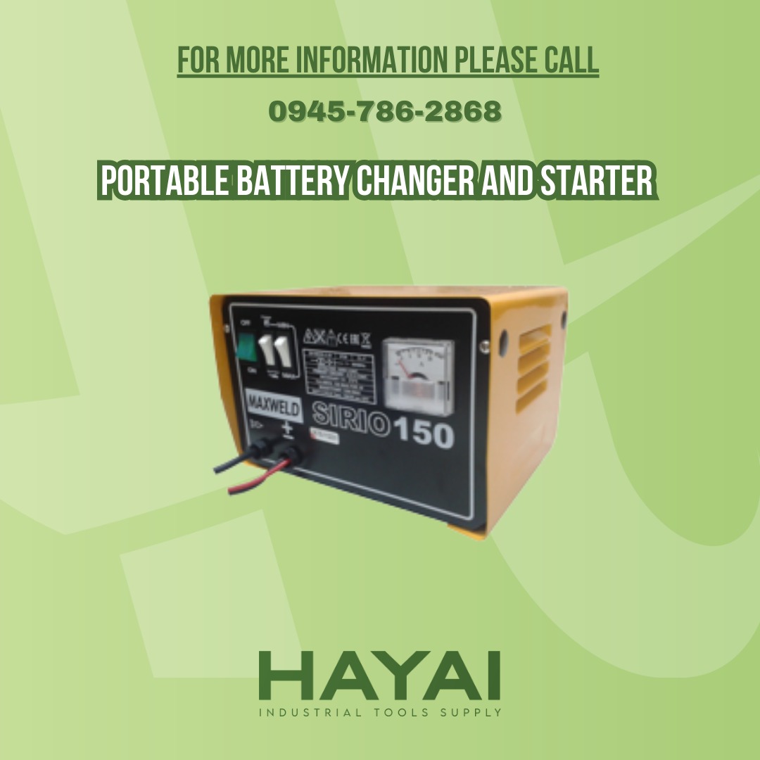 Portable Battery Changer and Starter, Commercial & Industrial ...