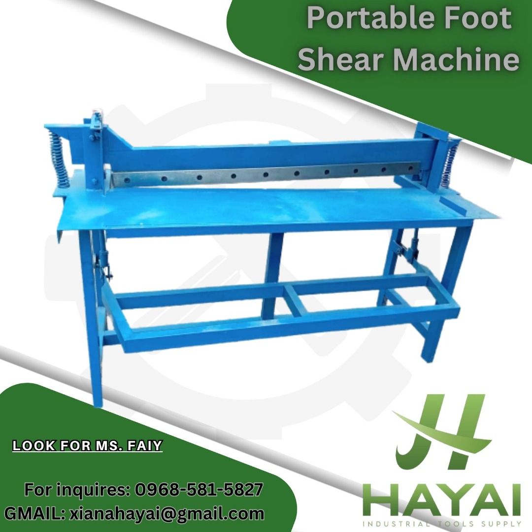 Portable Foot Shear Machine, Commercial & Industrial, Construction ...