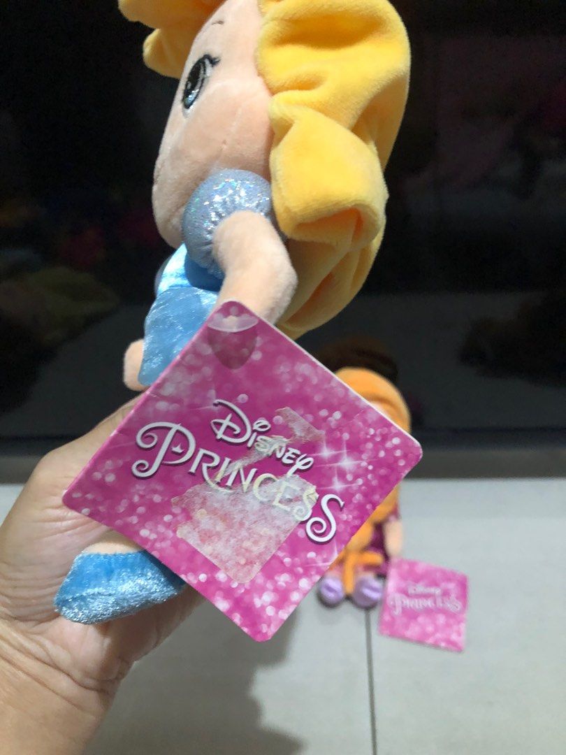 Posh Paws 8” Cinderella and Rapunzel Toddler Plush Dolls, Hobbies ...