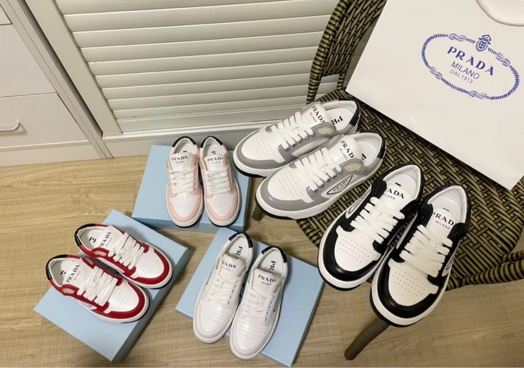 Prada designer sneakers pre order, Luxury, Sneakers & Footwear on Carousell
