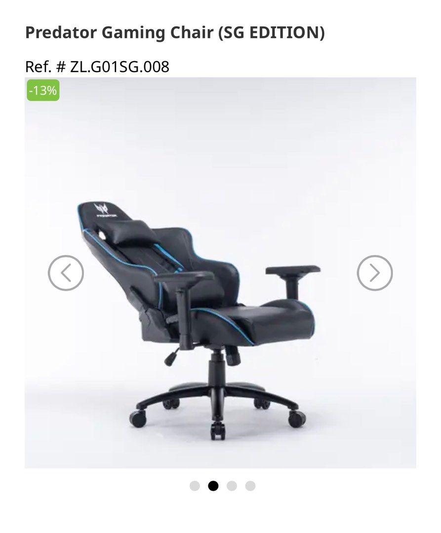 Predator gaming chair, Furniture & Home Living, Furniture, Chairs on ...