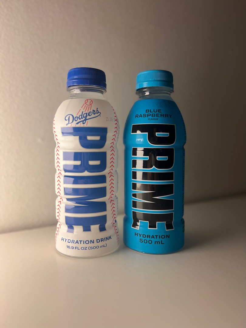 PRIME DODGERS & BLUE RASPBERRY, Food & Drinks, Beverages on Carousell