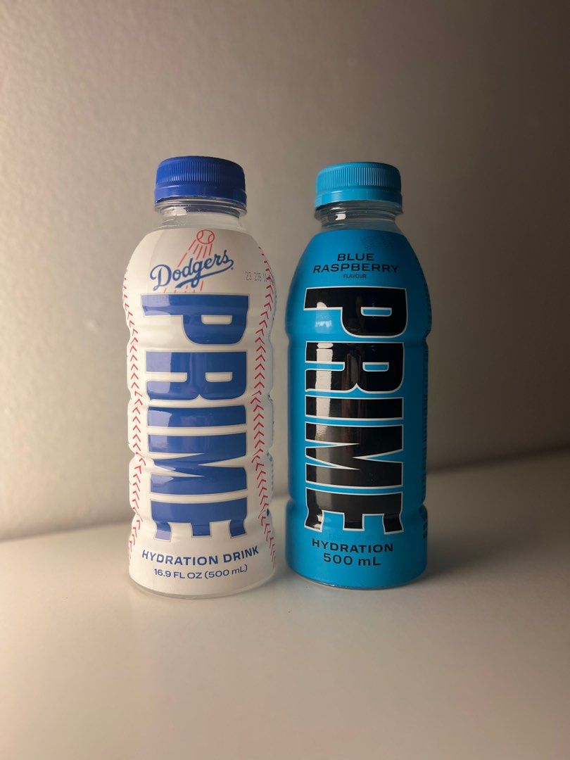PRIME DODGERS & BLUE RASPBERRY, Food & Drinks, Beverages on Carousell