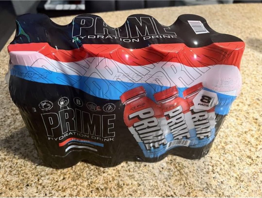 Prime Ice pop, tropical punch and blue raz, Food & Drinks, Beverages on ...