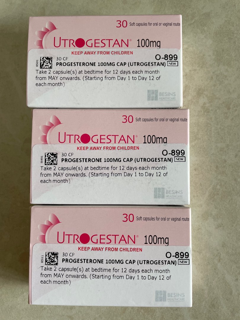 Progesterone 100mg, Health & Nutrition, Health Supplements, Vitamins ...