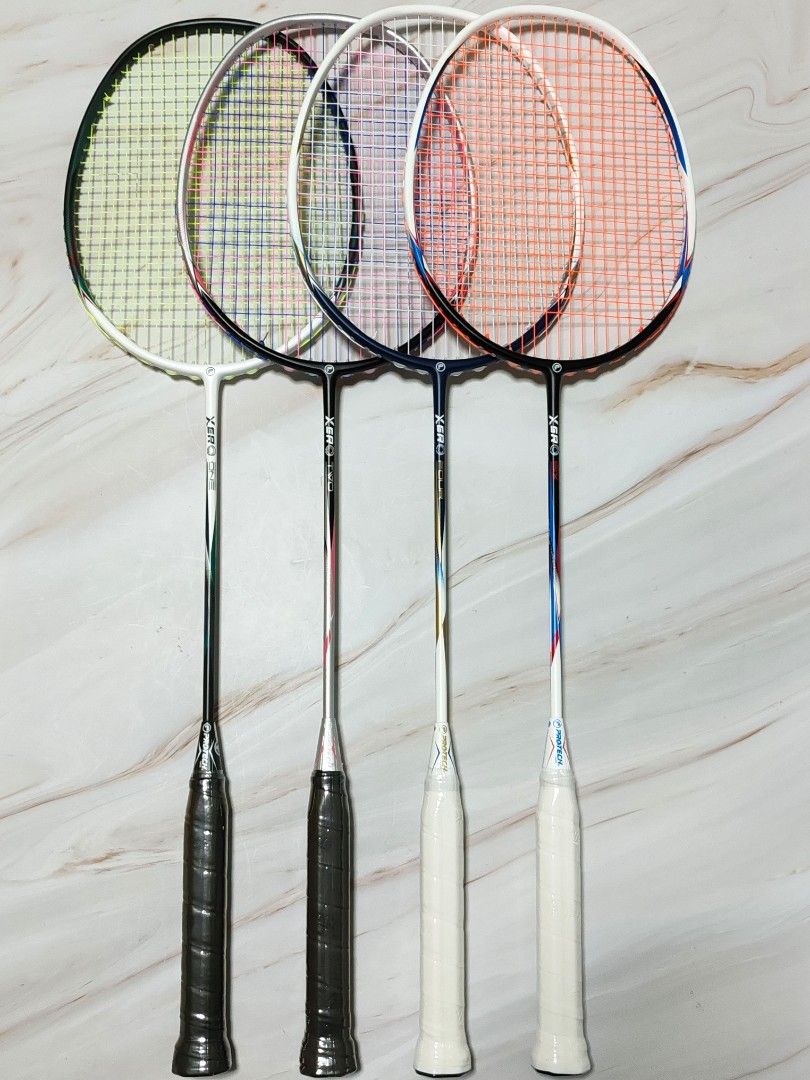 Protech Xero One Two Four Six Badminton Racket, Sports Equipment ...